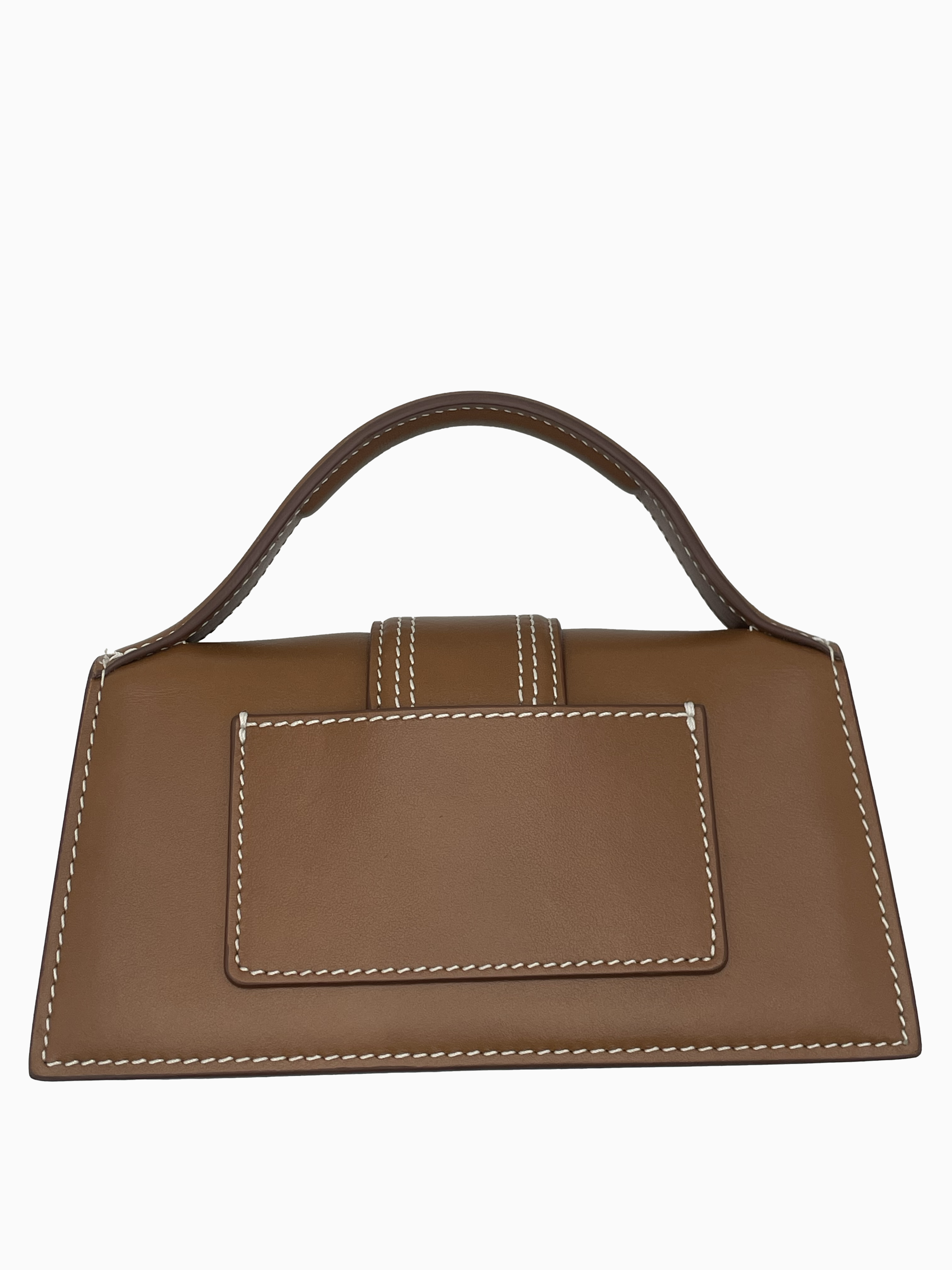 Jacquemus Le Bambinou Flap Bag Leather Brown | eBay UK